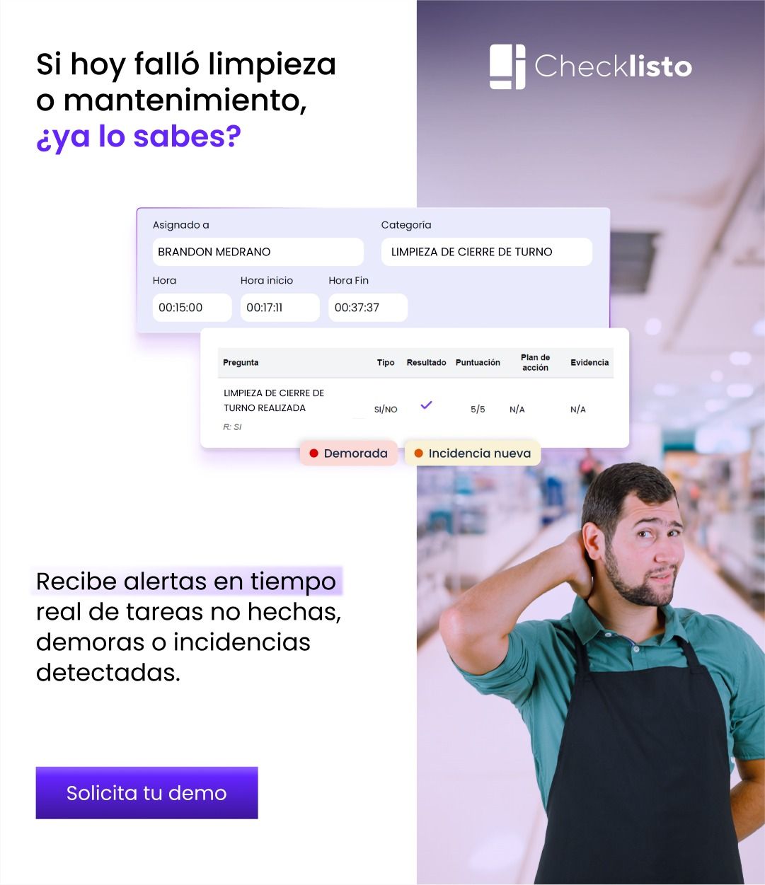 Checklisto | Control operativo inteligente para tus sucursales